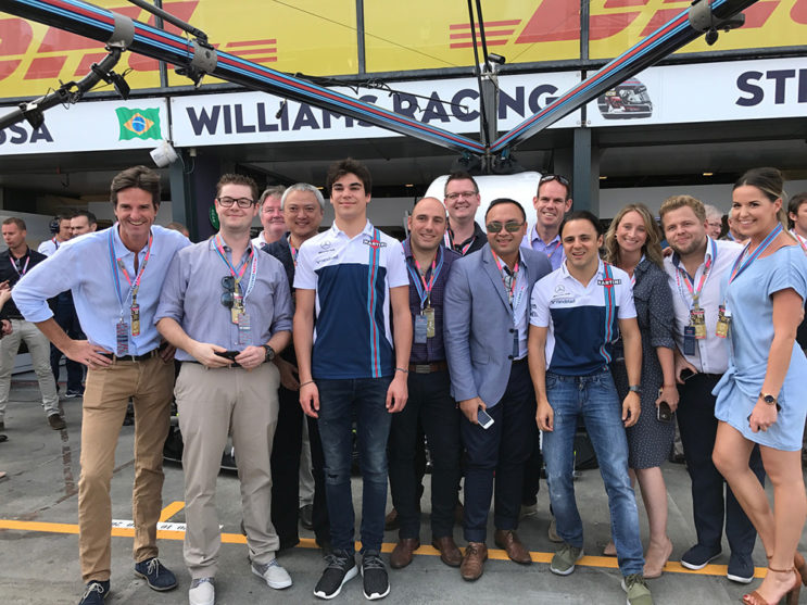 Traffic gets in the Pit Lane with Randstad and Williams Martini F1 Team ...